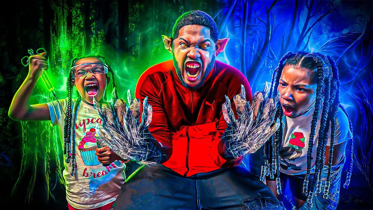Evil sibling turns dad into a demon wolf and instantly regrets it