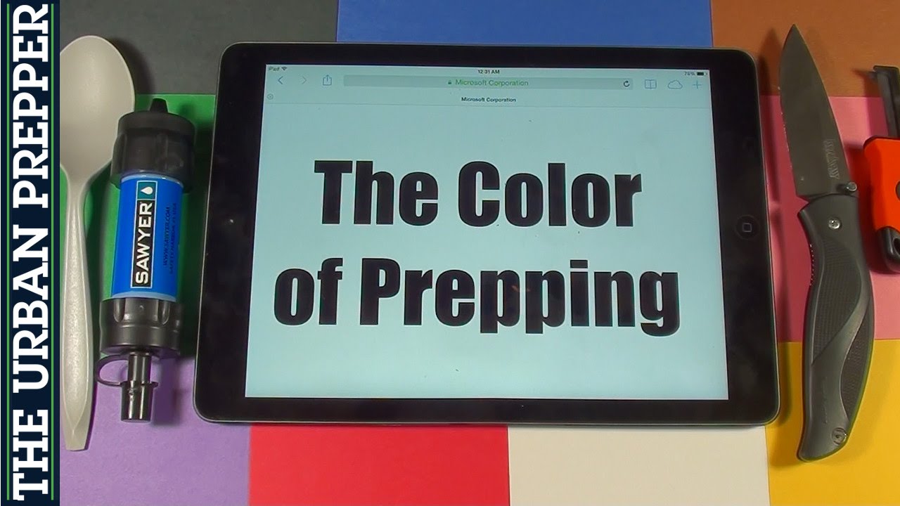 Discover the hidden meaning behind the color of prepping