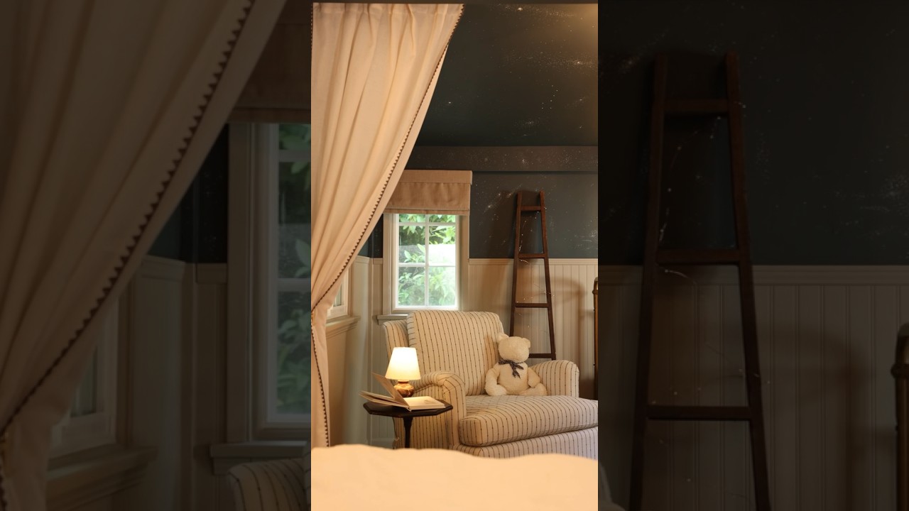 Vintage space-themed nursery ideas with timeless style