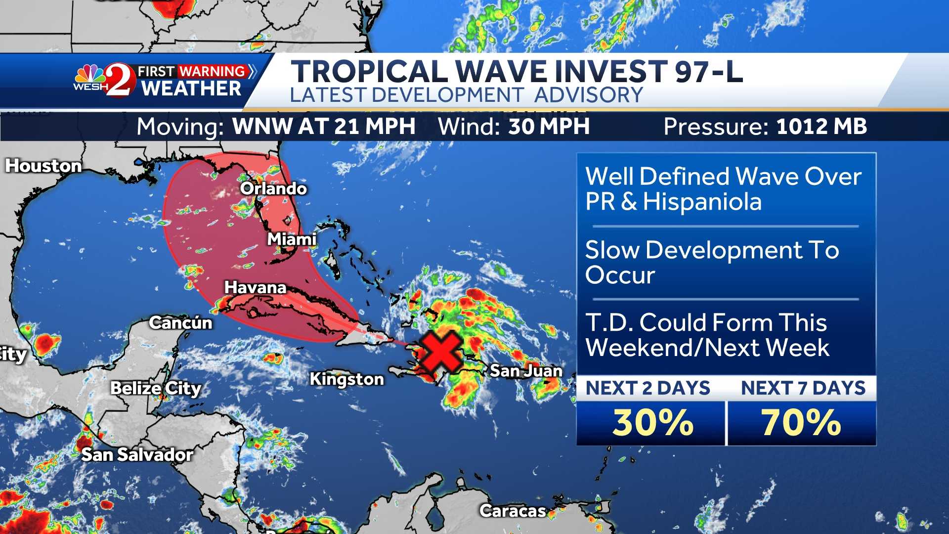 Hurricane Melissa Spaghetti Map