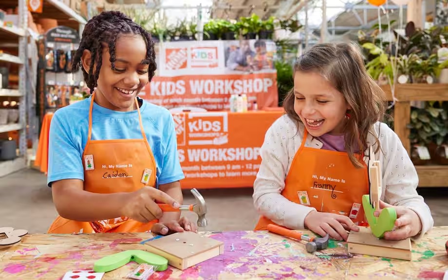 Free Kids Workshops Are Back at Home Depot Every First Saturday of the ...