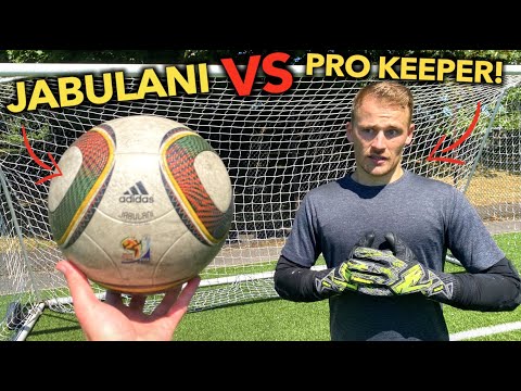 Watch pro keeper battle 100 Jabulani shots and concede incredible goals