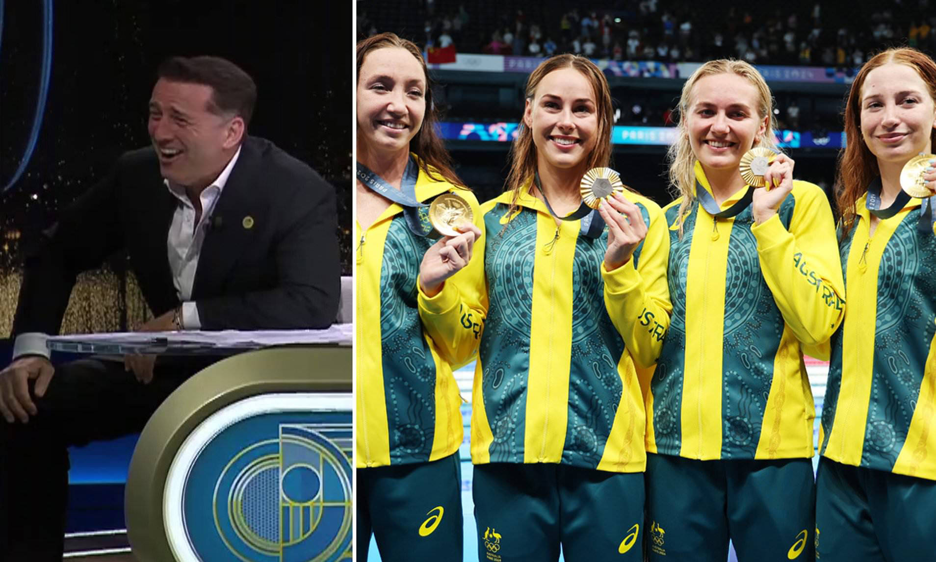 Aussie swimming great Cate Campbell has Karl Stefanovic in stitches ... Aussie swimming great Cate Campbell has Karl Stefanovic in stitches ...