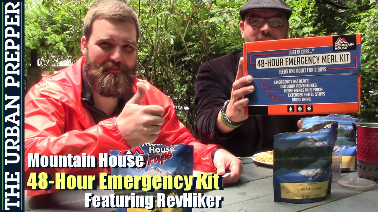 Reviewing Mountain House 48 hour emergency kit with RevHiker