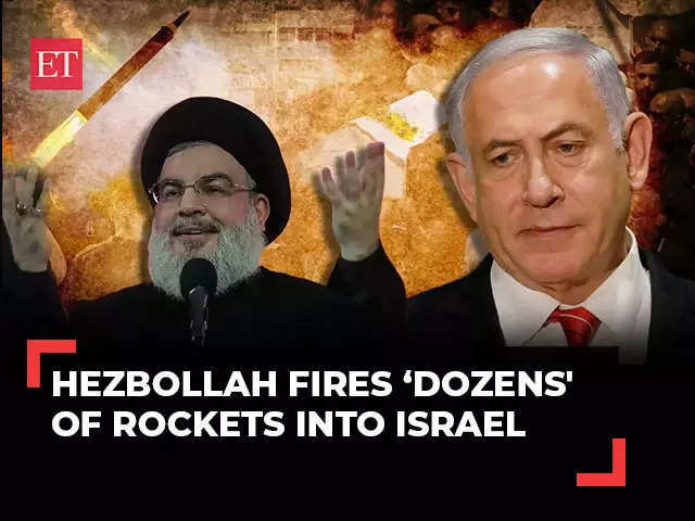 Hezbollah fires dozens of rockets into Israel to avenge death of Fuad ... Hezbollah fires dozens of rockets into Israel to avenge death of Fuad ...