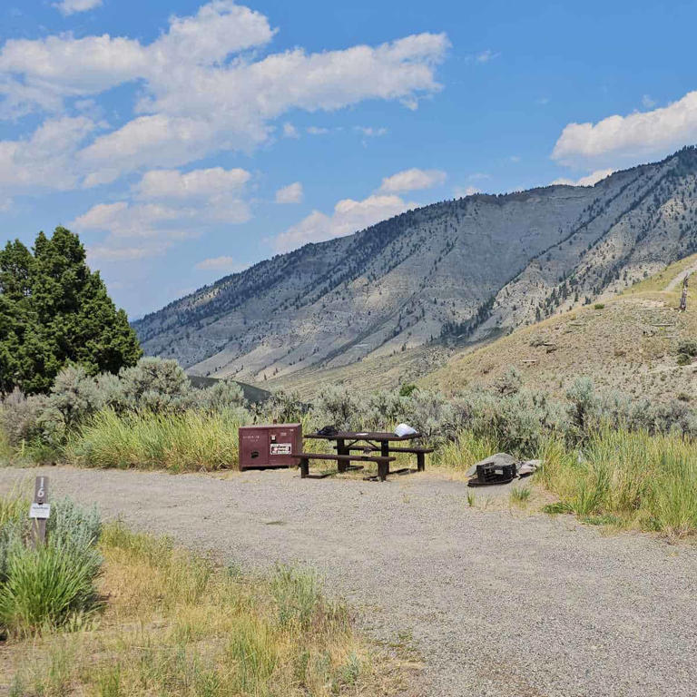 Mammoth Campground in Yellowstone National Park