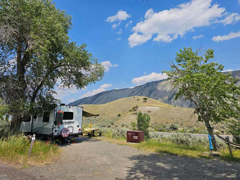 Mammoth Campground in Yellowstone National Park