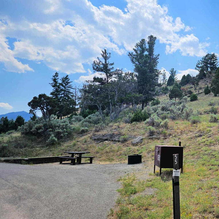 Mammoth Campground in Yellowstone National Park