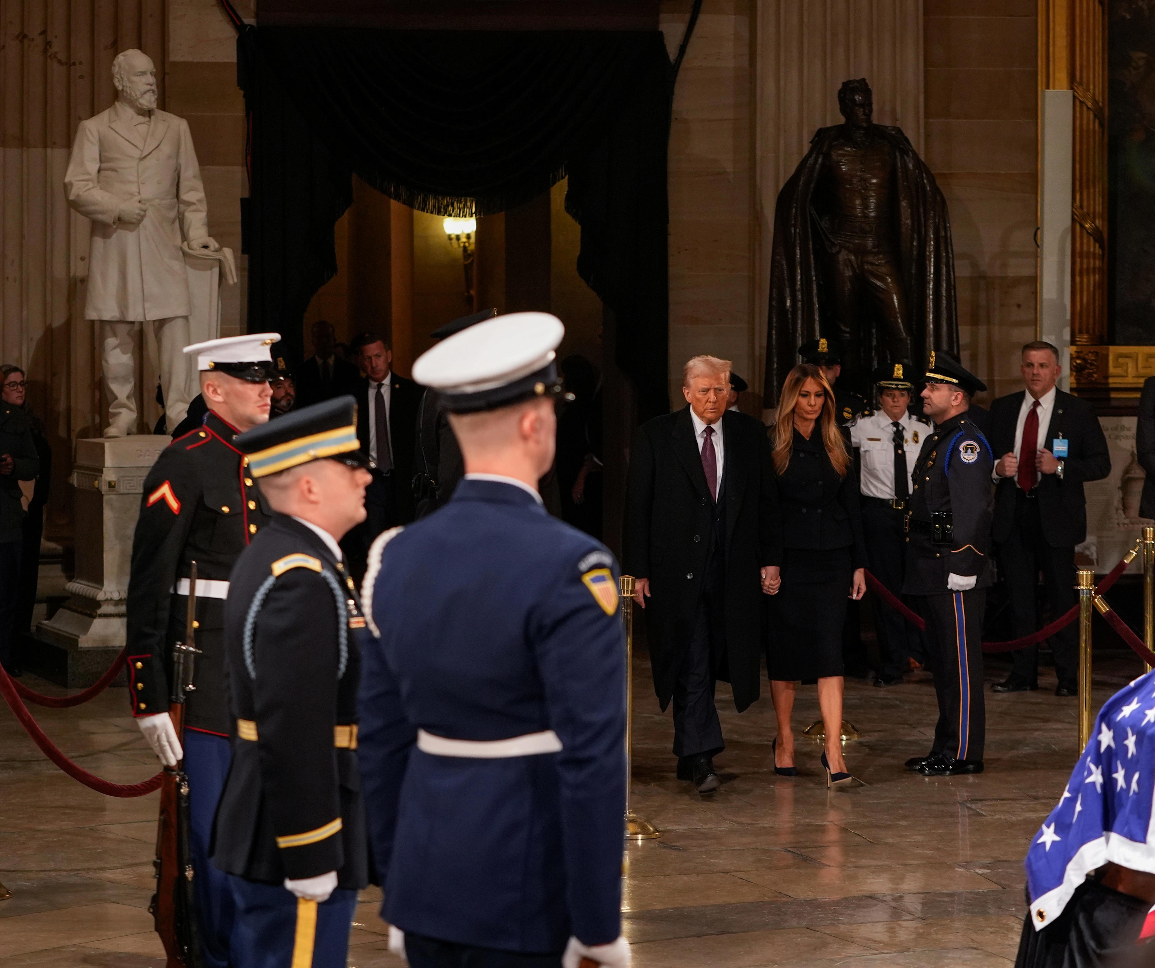 President Jimmy Carter lying in state at Capitol. See the photos.