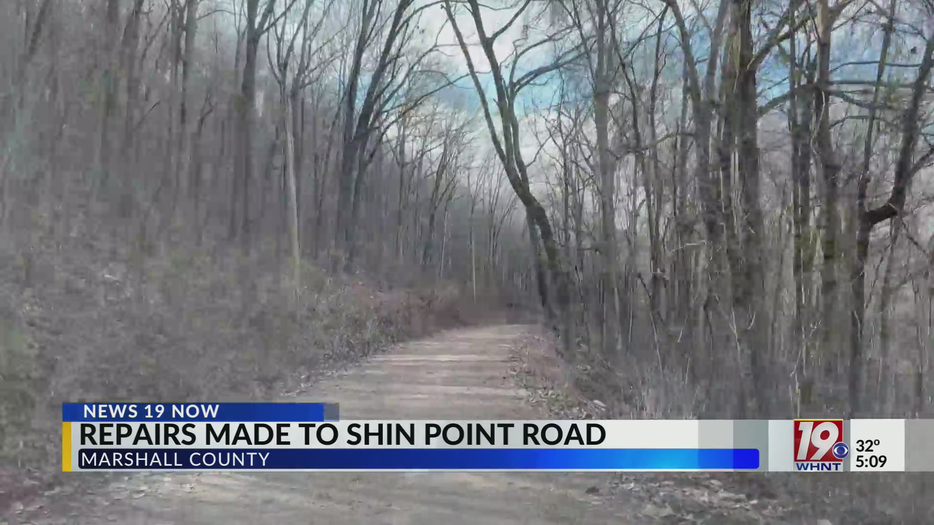 Repairs Made to Shin Point Road | Jan. 8, 2025 | News 19 at 5 p.m.