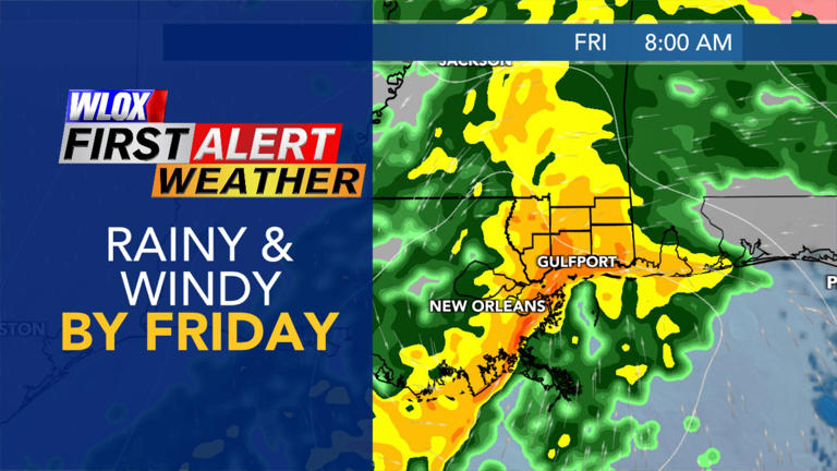 First Alert: Rainy and breezy Friday