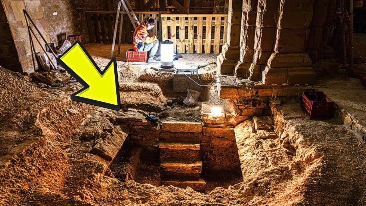 Staircase Leading Into Forgotten 400-year-old Vault Unearthed At Church ...