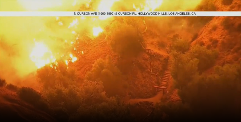 Sunset Fire: Brush fire sparks in popular Hollywood Hills hiking spot
