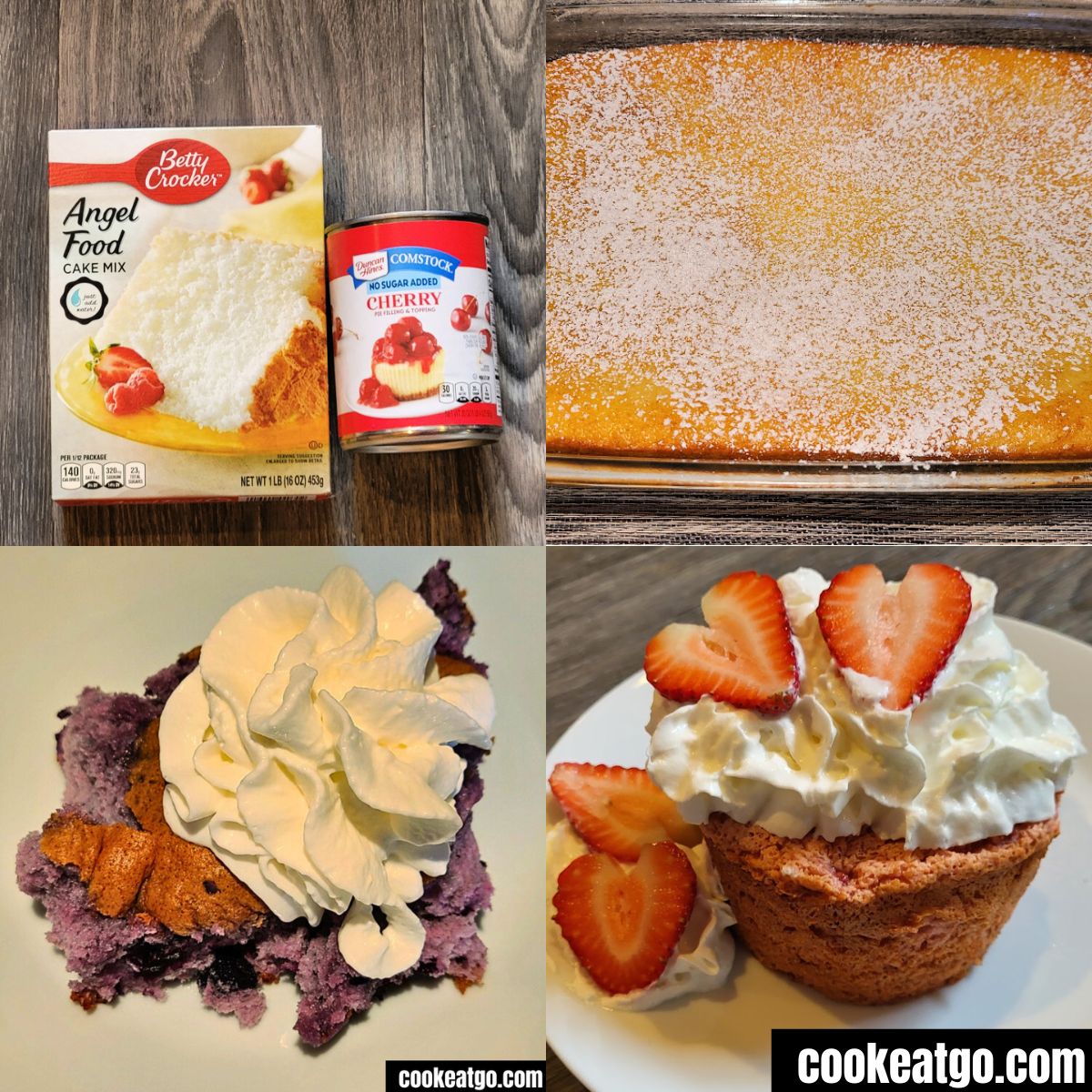 Easy angel food cake mix recipes to make!