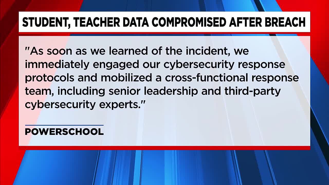 Student, teacher data in compromised in PowerSchool breach, officials say