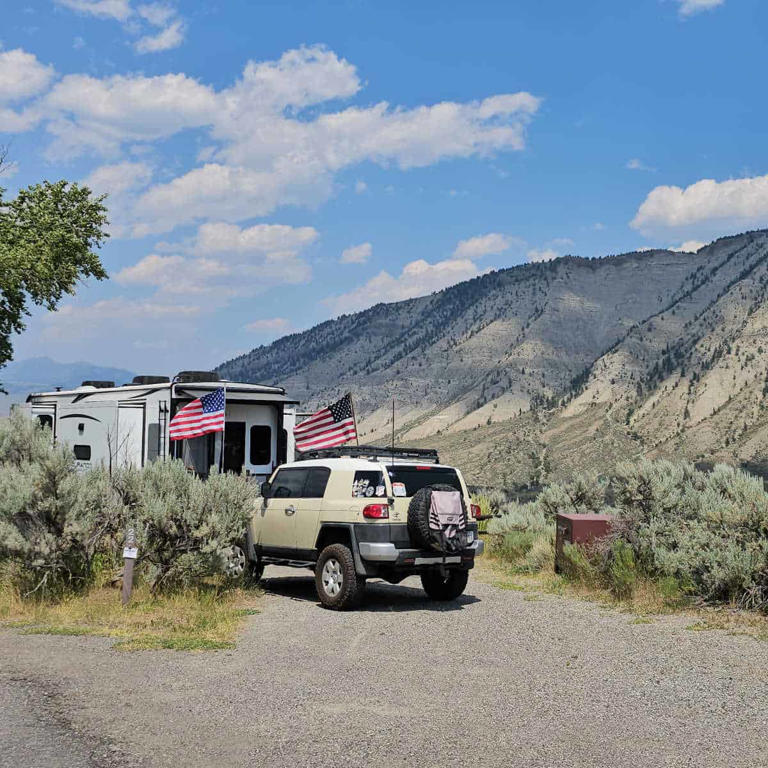 Mammoth Campground in Yellowstone National Park