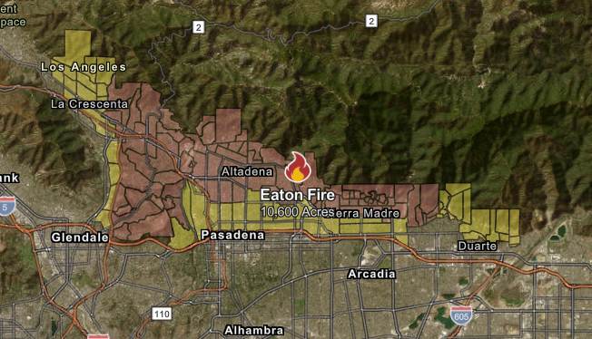 Complete list of evacuation orders and warnings for SoCal wildfires