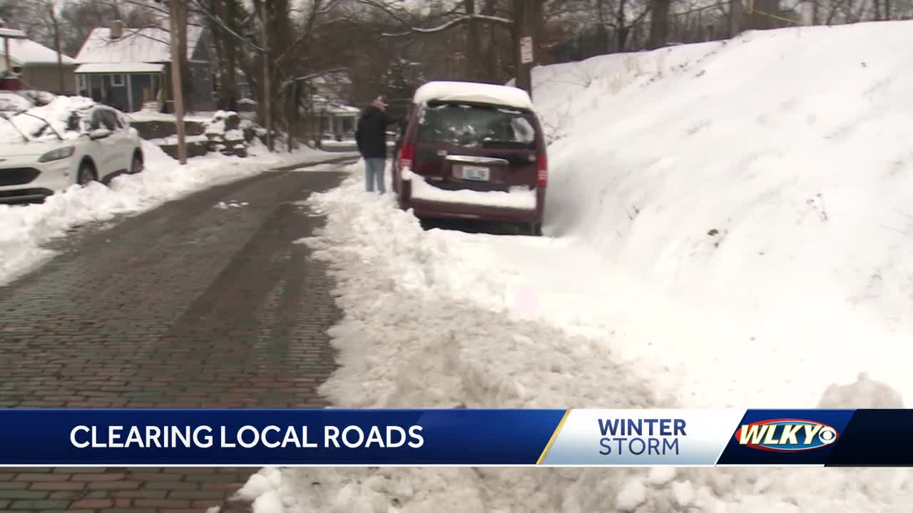Metro snow crews continue to clear roads around the city after winter storm