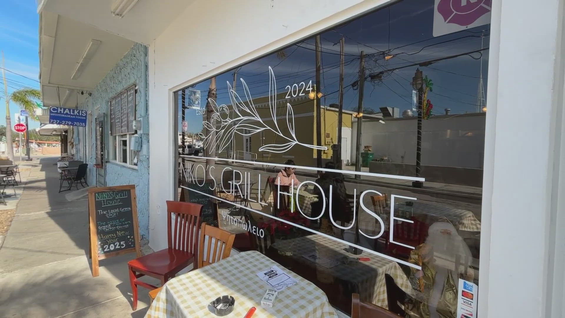 Niko's Grill House in Tarpon Springs reopens after seeing impacts from hurricanes