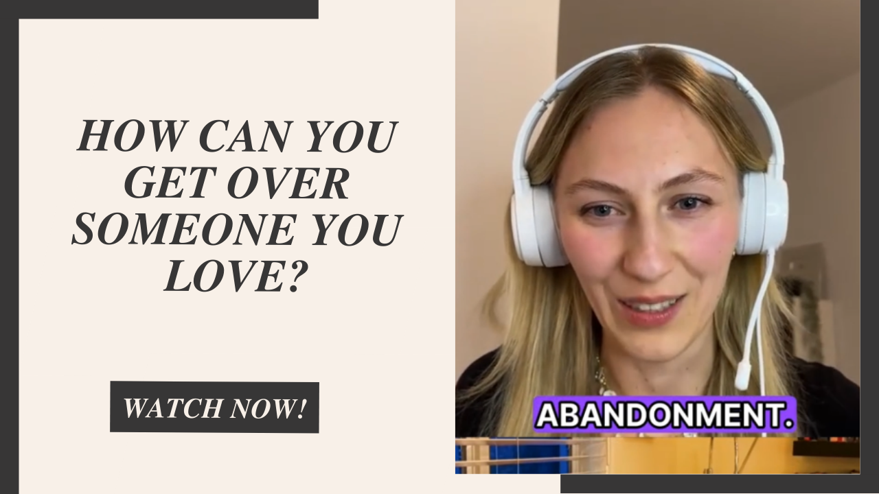 How can you get over someone you love? How can you get over someone you love?