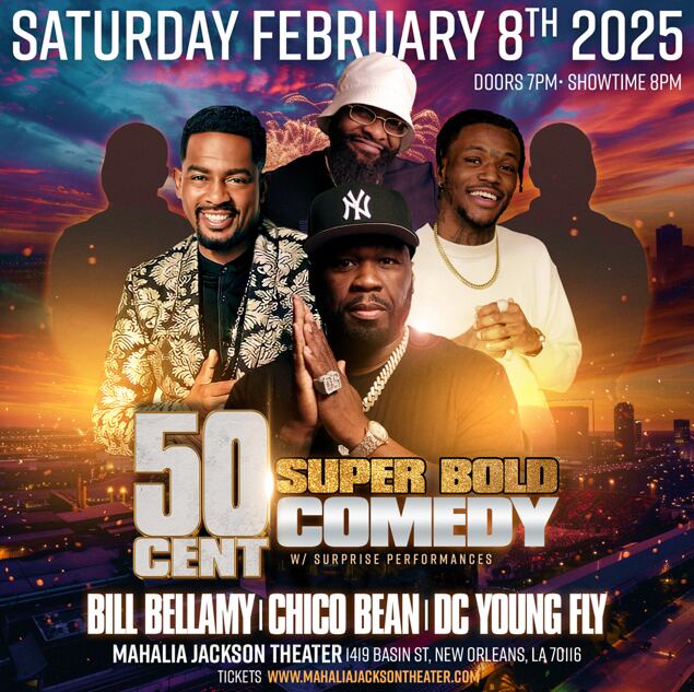 50 Cent bringing Super Bowl comedy block party to New Orleans