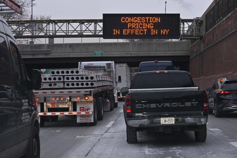 NYPD congestion toll enforcement racks up nearly 200 tickets, 3 arrests ...