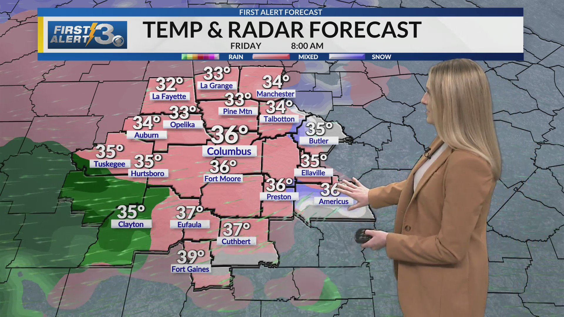 Wednesday 6PM Weather