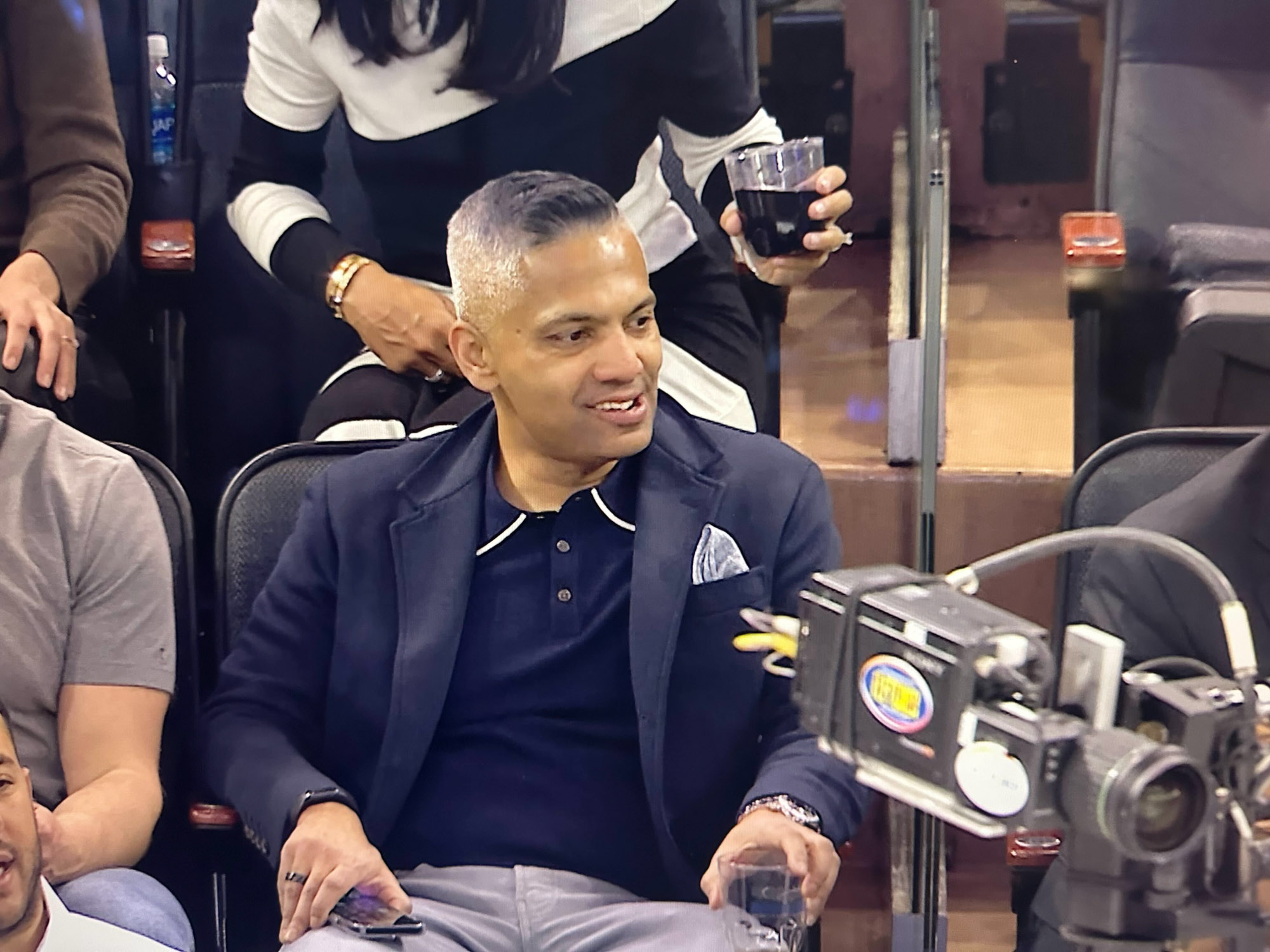 Optimum boss catches Rangers game at MSG — while money dispute stops ...