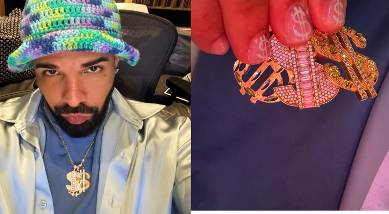 Drake shows off duck lips and painted nails in latest Instagram post