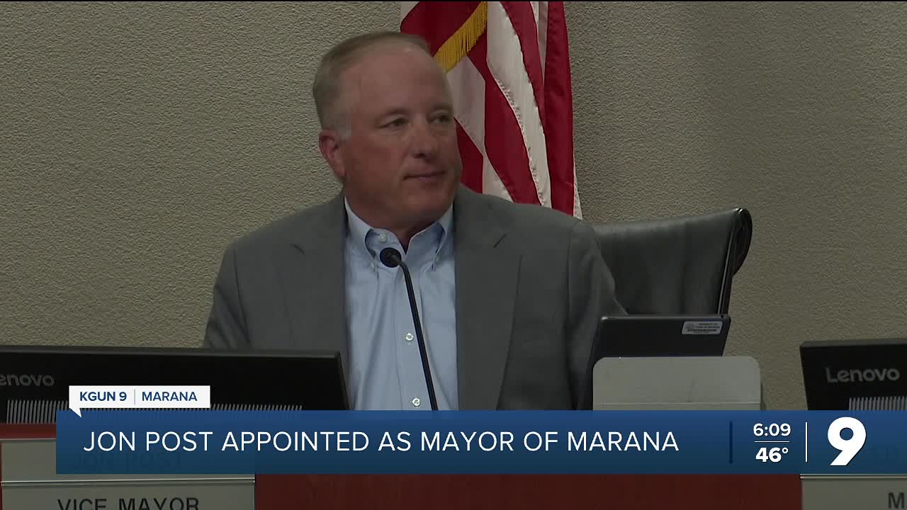 Jon Post appointed as the new mayor of Marana