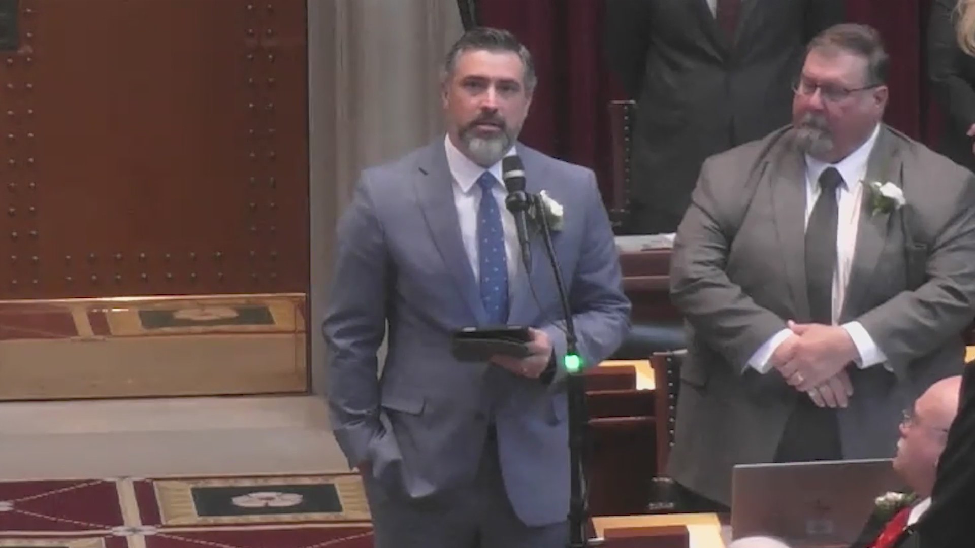 Rep. Ben Baker of Neosho gives emotional statement on House floor