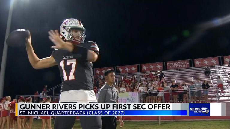 St. Michael 4-star QB Gunner Rivers picks up first SEC offer