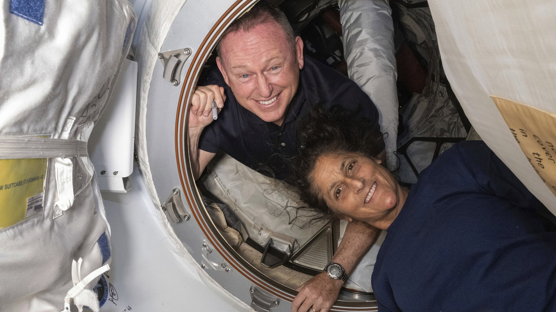 Stranded NASA astronauts speak from ISS Stranded NASA astronauts speak from ISS