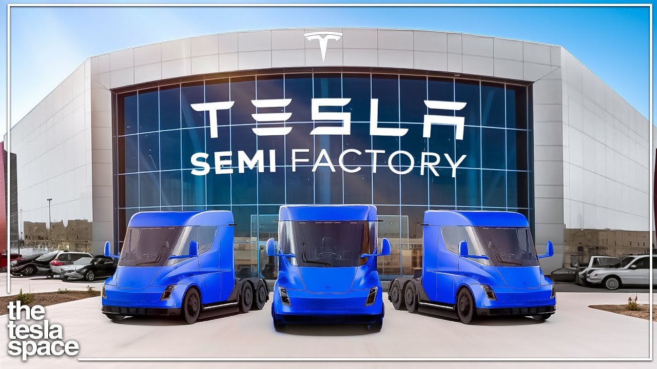 Something Weird Is Happening At Tesla's New Semi Factory..