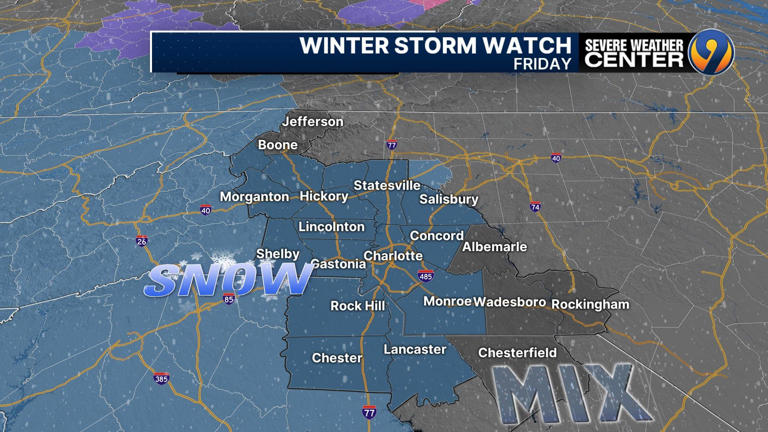 FORECAST: Winter Storm Watch issued