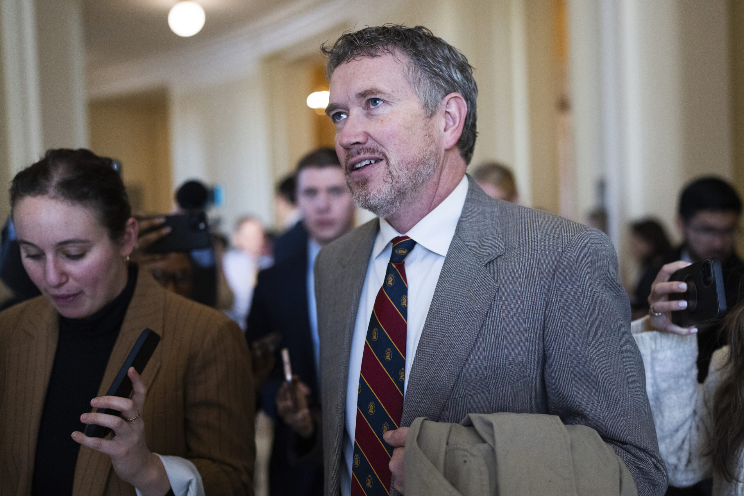 House Republican Dragged by Mike Johnson Fires Back at Speaker Over ...