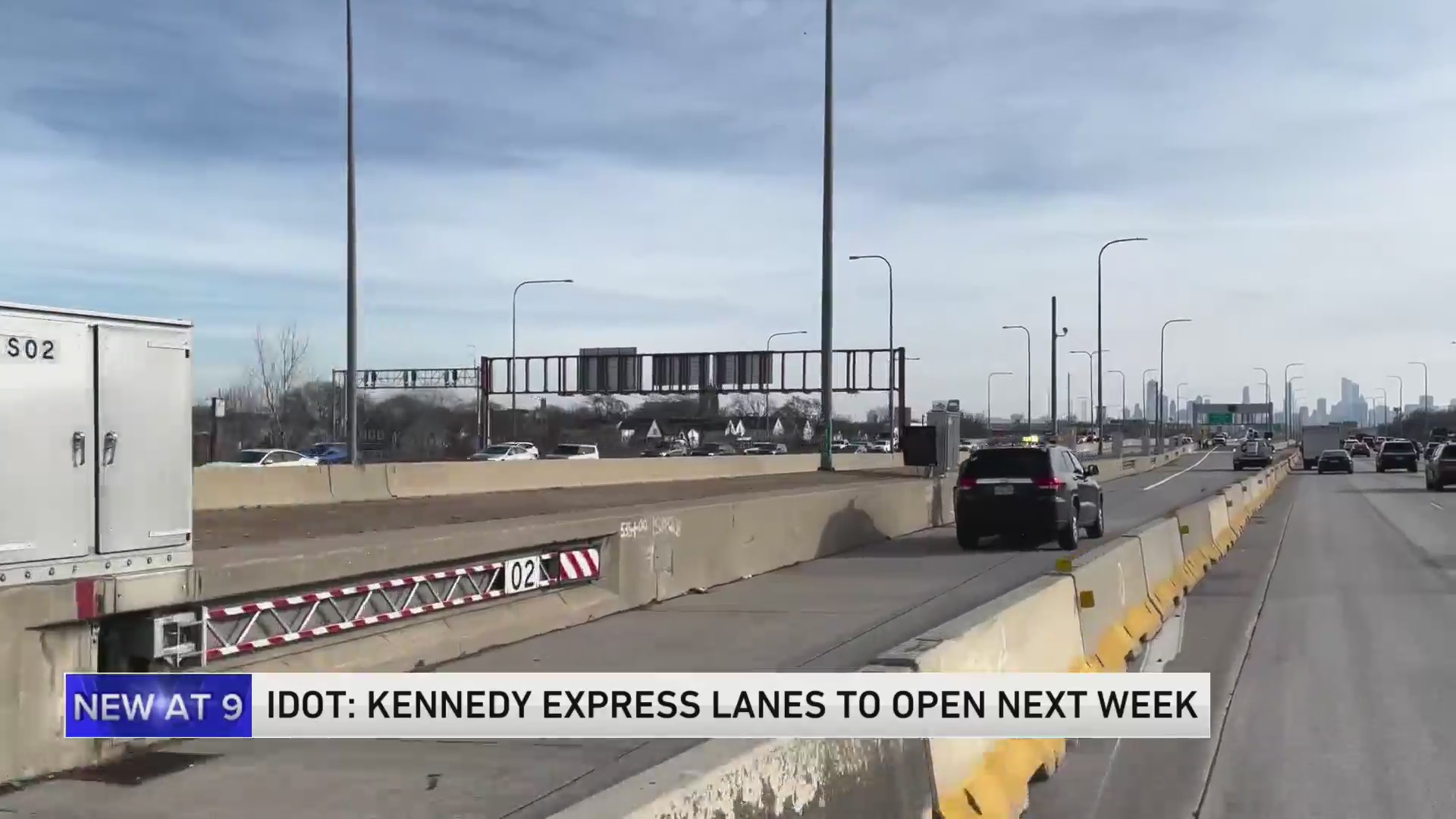 Kennedy Expressway’s reversible lanes could open as soon as Monday: IDOT