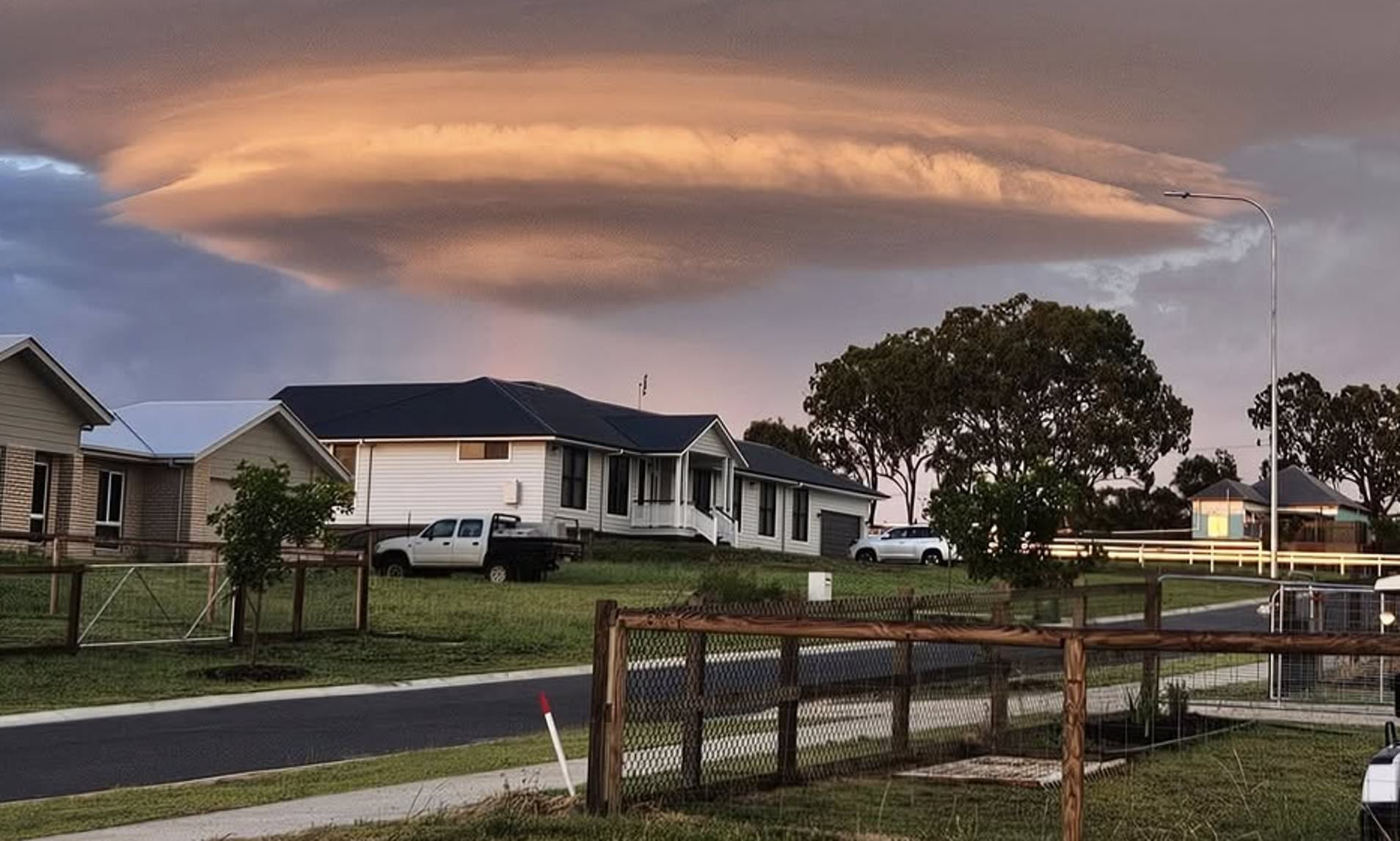 'UFO' appears in the sky weeks after 'spaceship' cloud was spotted