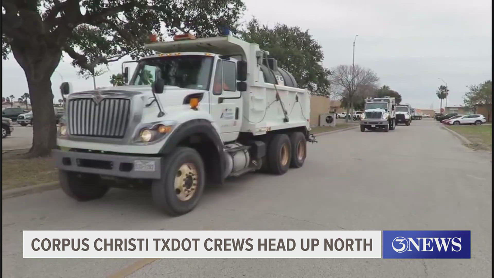 Corpus Christi TxDOT crews head up north to help Texas neighbors Corpus Christi TxDOT crews head up north to help Texas neighbors