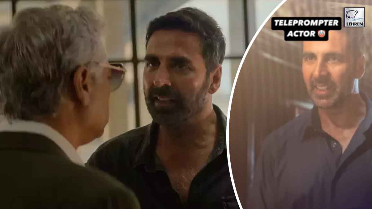 SHOCKING! Akshay Kumar Caught Using Teleprompter In ‘Sarfira’ Scene ...