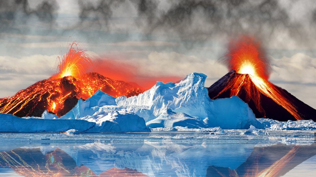 Over 100 hidden volcanoes could soon erupt in Antarctica