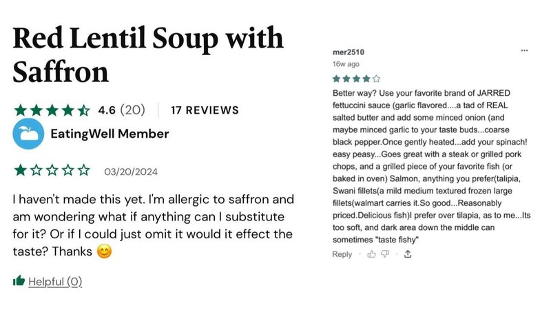 25 Awful Recipe Reviews From Bad Cooks