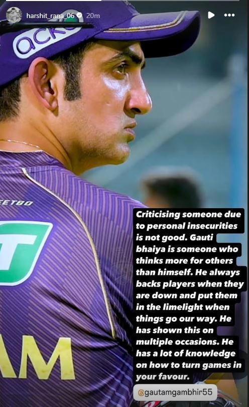 Gautam Gambhir a hypocrite, says Manoj Tiwary. KKR stars rally behind India coach