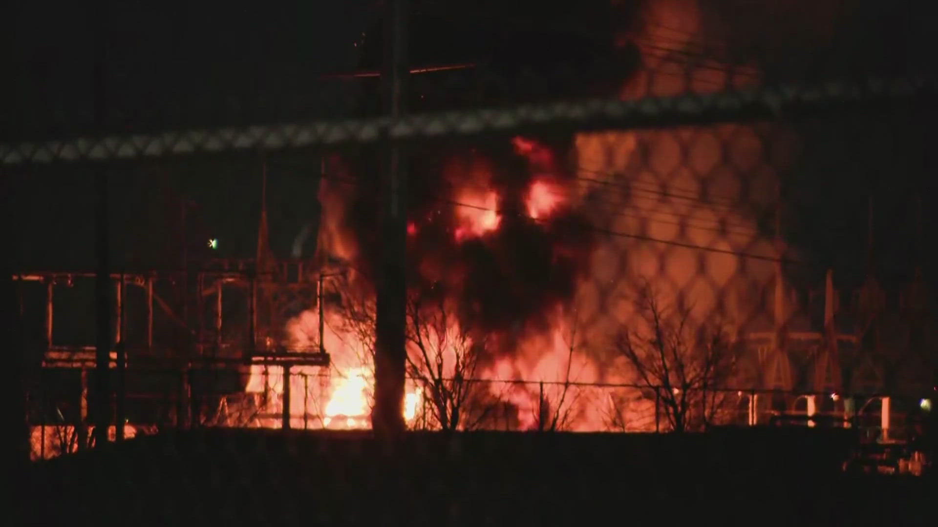One of Oncor's electrical substations catches fire in Fort Worth