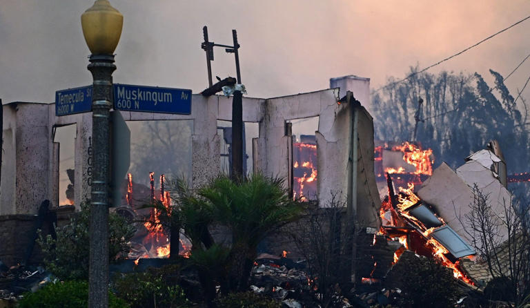 LA wildfires: Shocking before and after photos show devastation as ...