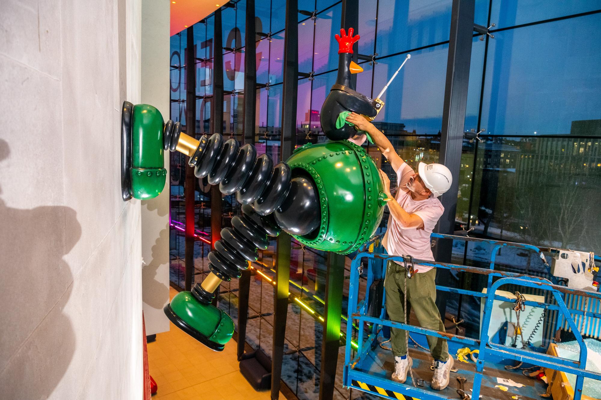 Wallace and Gromit's Wrong Trousers 2m tall one-of-a-kind exhibit to be ...