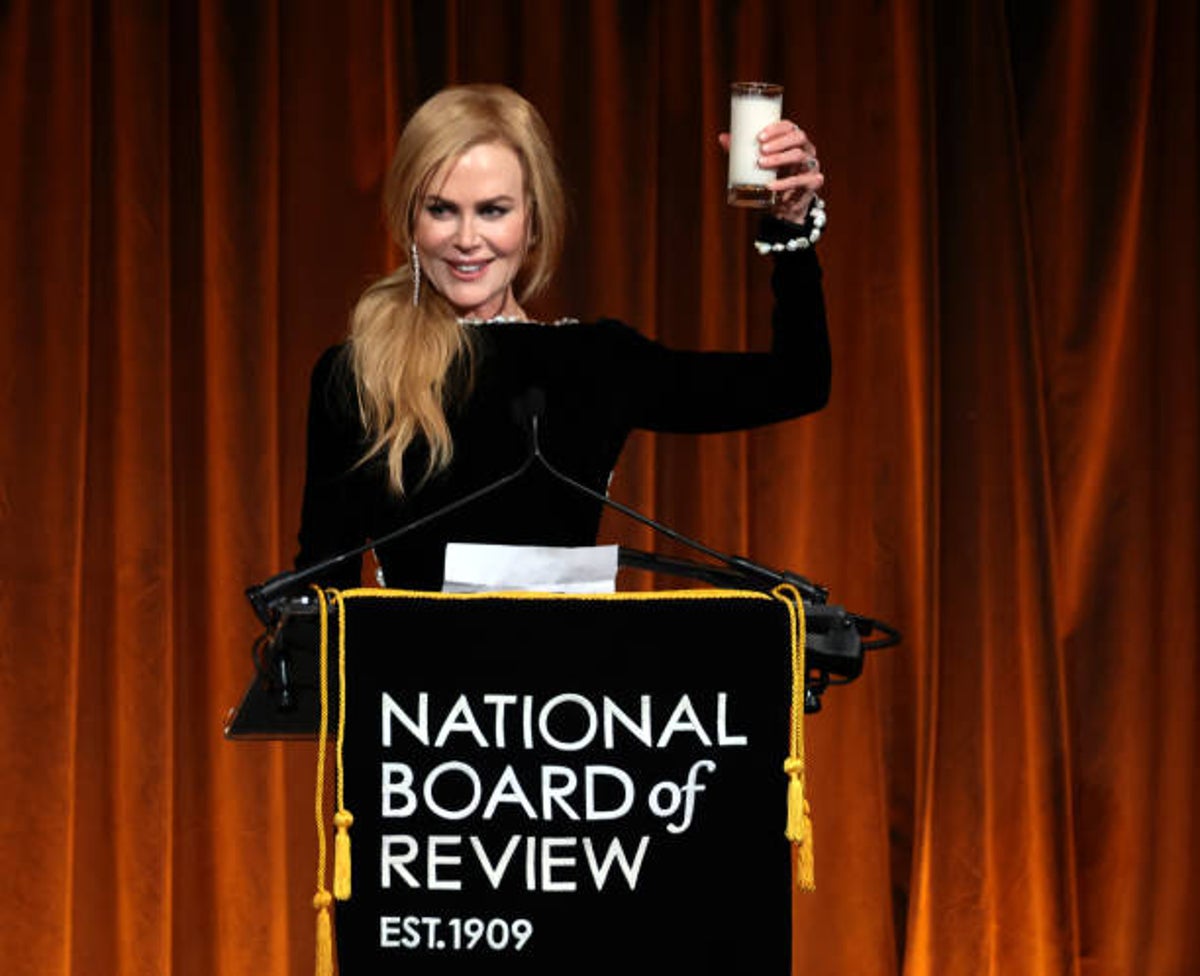 Nicole Kidman recreates sensual Babygirl milk scene onstage as she ...
