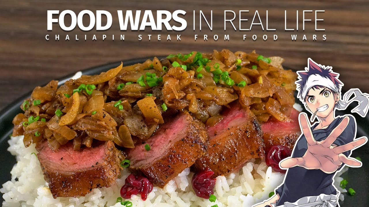 From Anime to Plate: We Tried Food Wars’ Famous Steak 🔥