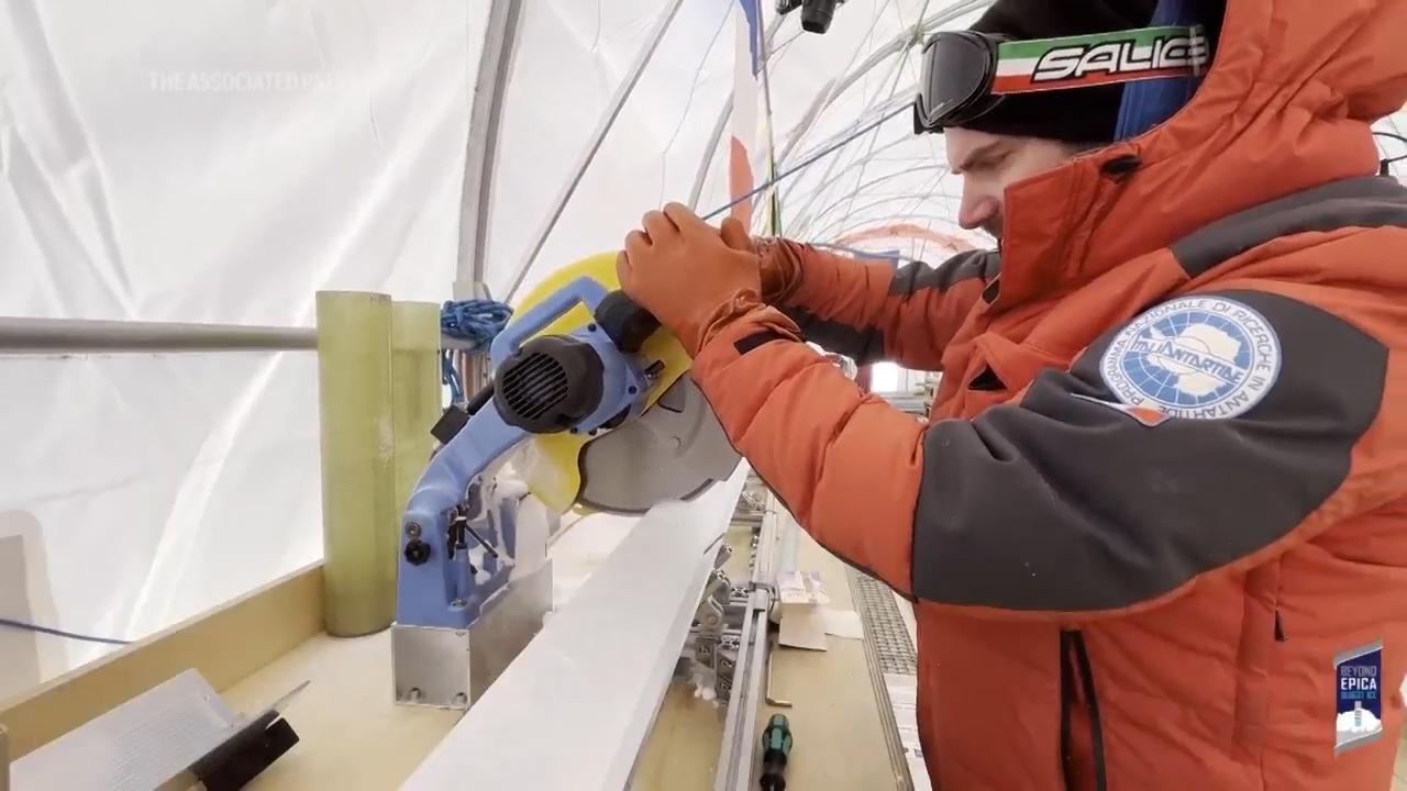 Scientists drill nearly 2 miles down to pull 1.2 million-year-old ice ...