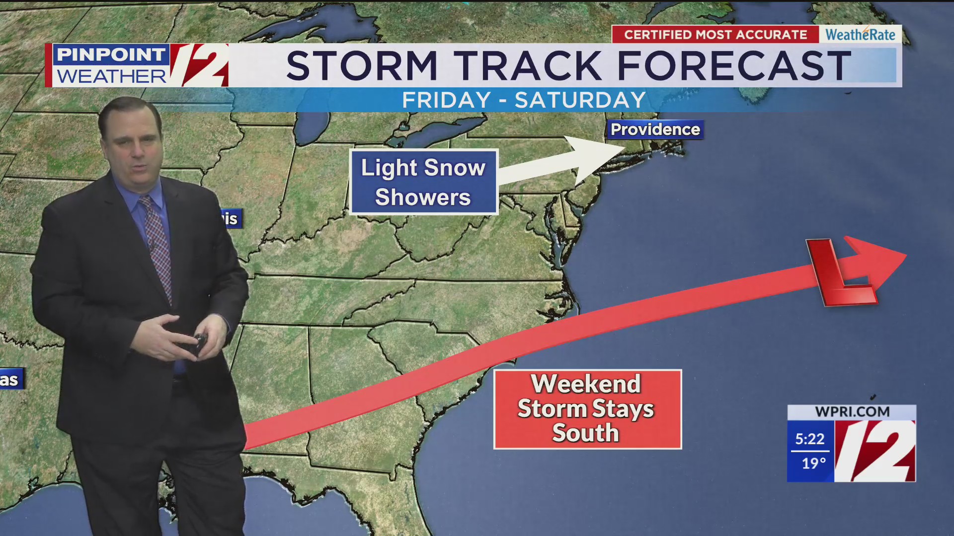 WPRI 12 Weather Forecast for 1/9/24: Frigid and windy again today; snow ...